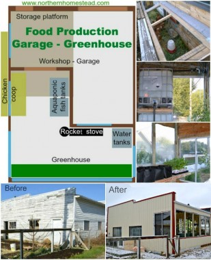 Turn a Garage Into a Food Production Place - Northern Homestead