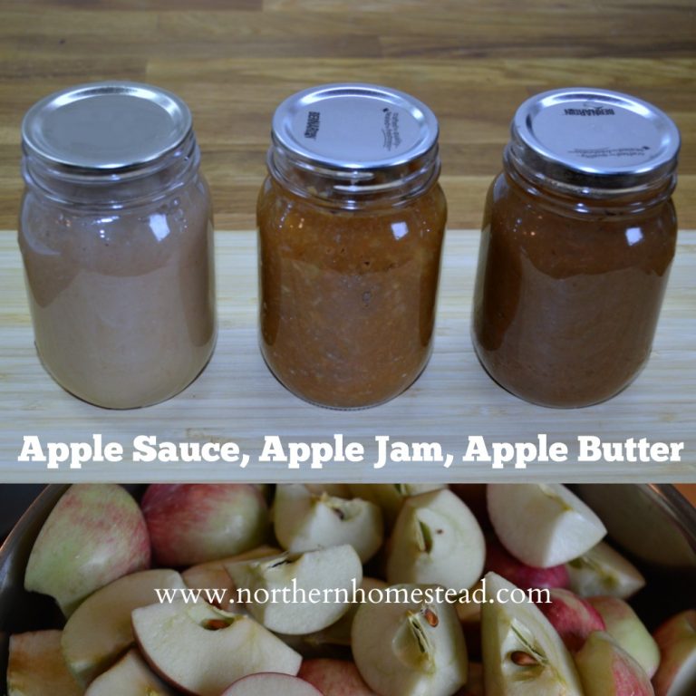Apple Sauce, Apple Jam, Apple Butter - Northern Homestead