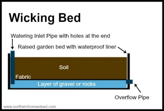 DIY Self-Watering Wicking Bed for the Greenhouse - Northern Homestead