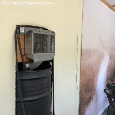 Car Radiator for Heating and Cooling a Greenhouse - Northern Homestead