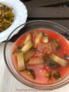Canned Cucumber and Tomato Lecho Recipe - Northern Homestead