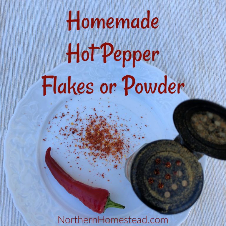 Homemade Hot pepper Flakes or Powder - Northern Homestead