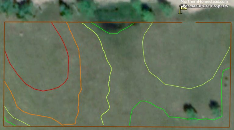 DIY Contour Map - Northern Homestead