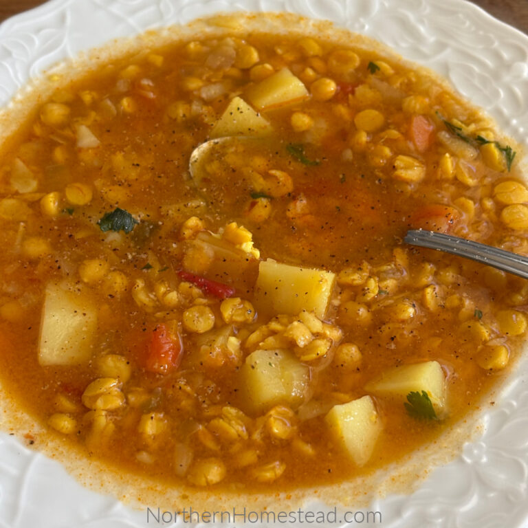 Yellow Split Pea Stew Recipe - Northern Homestead