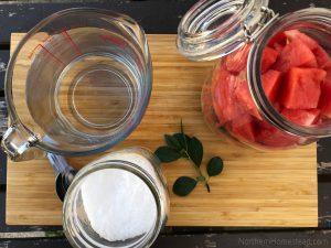 Fermented Watermelon Recipe - Northern Homestead